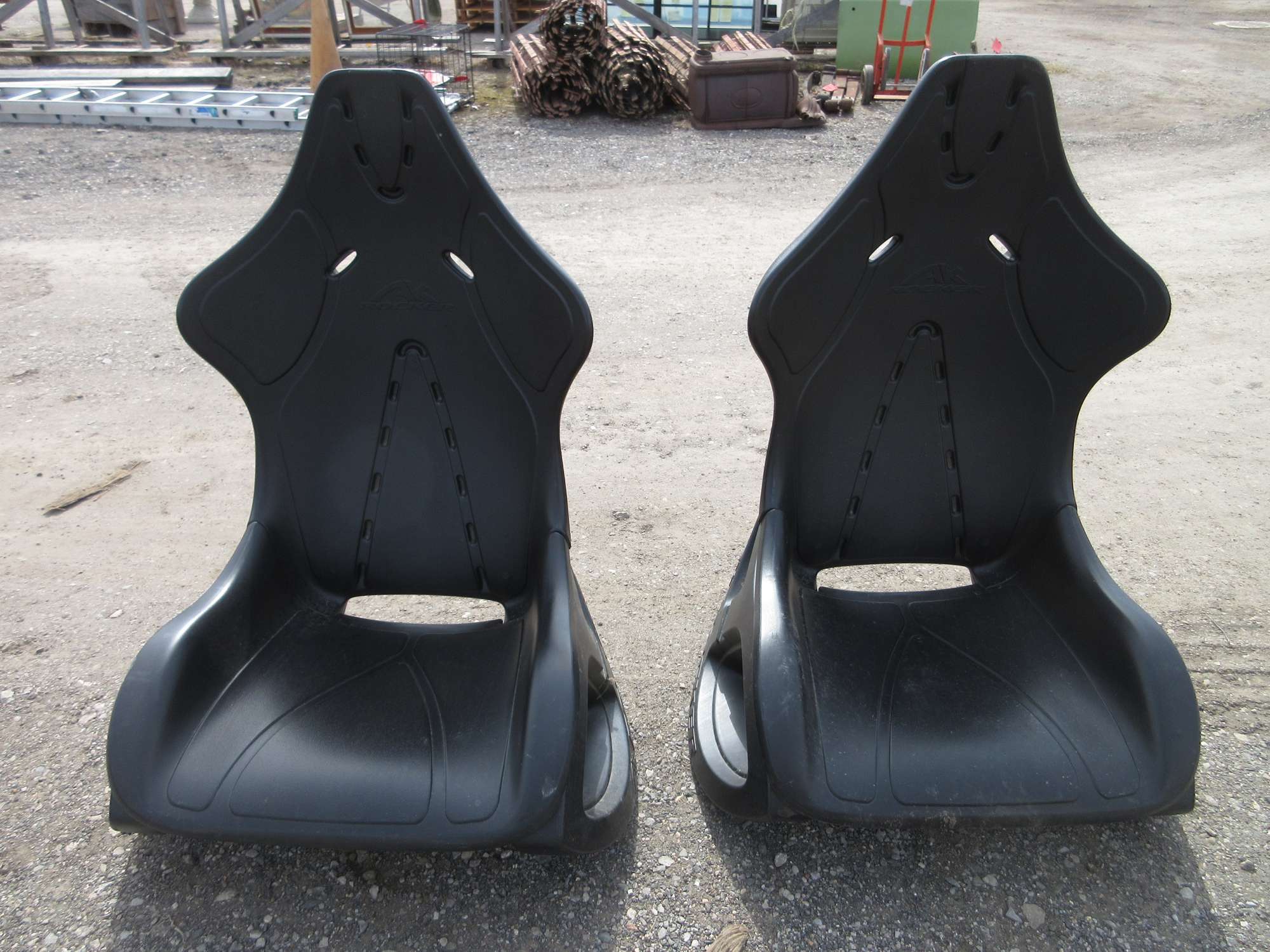 Albrecht Auctions | (2) Plastic AK Rocker Gaming Chairs