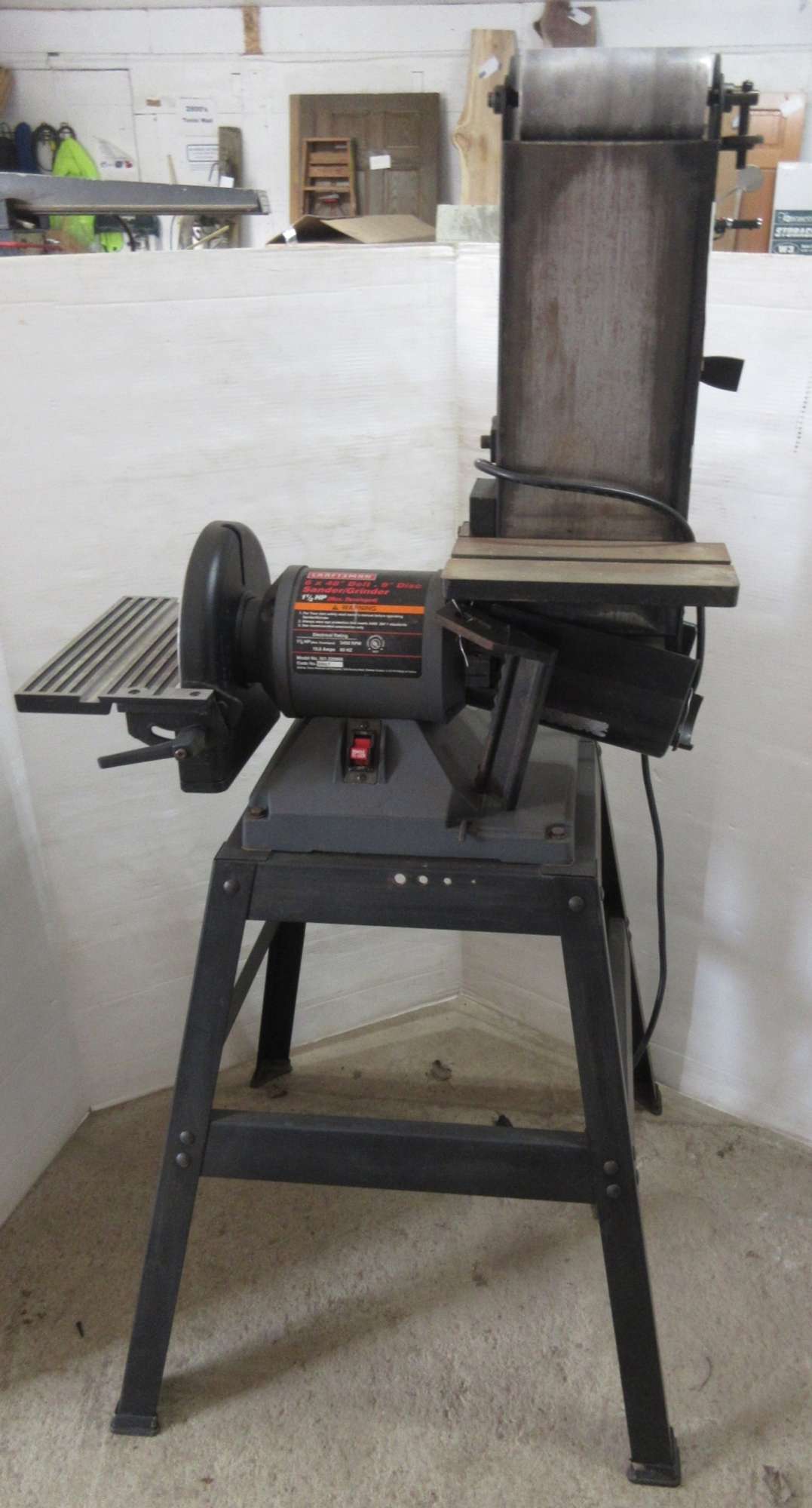 Albrecht Auctions | Heavy Duty Sears Belt Sander with Stand