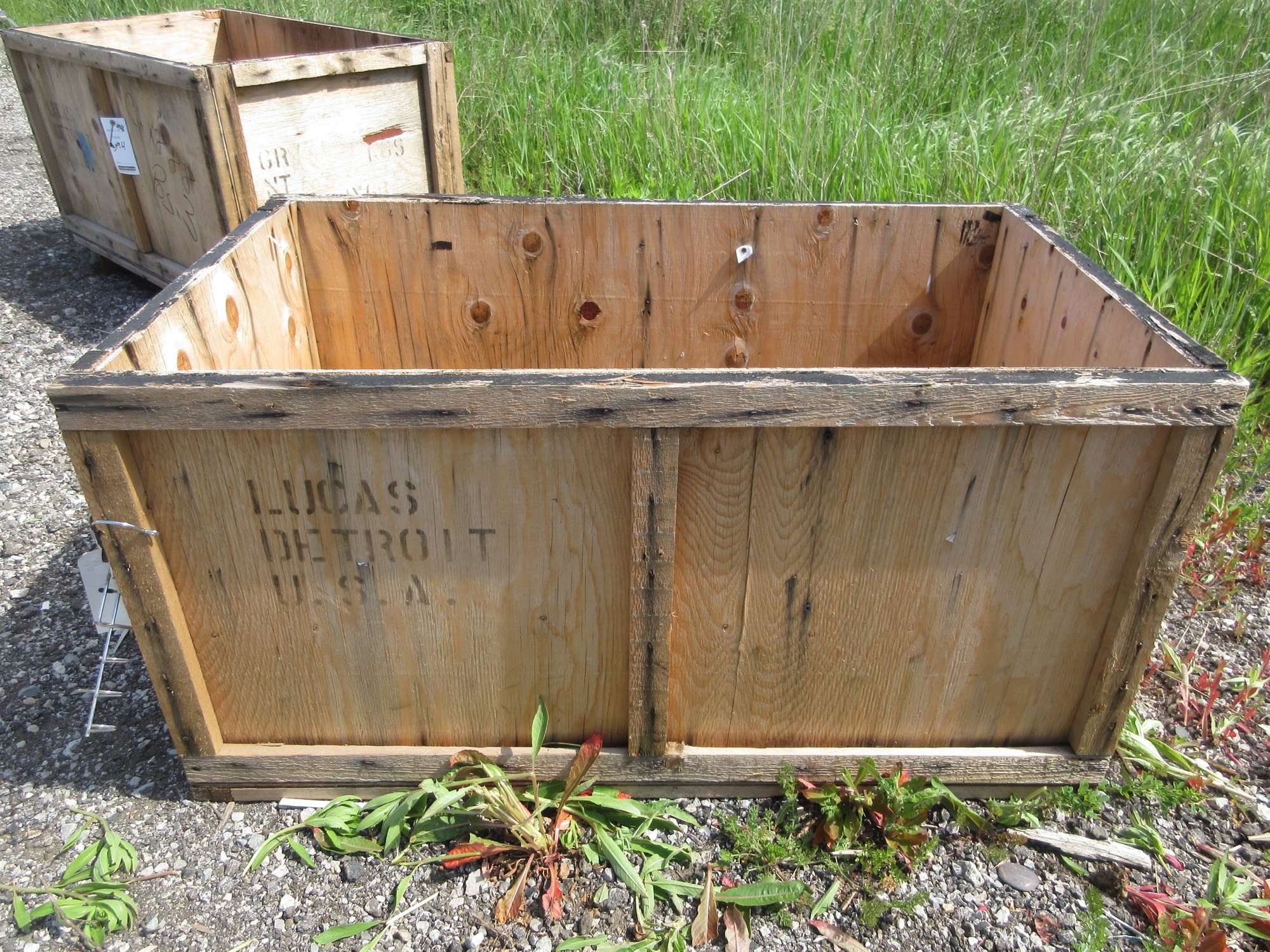 Albrecht Auctions | Wooden Shipping Box