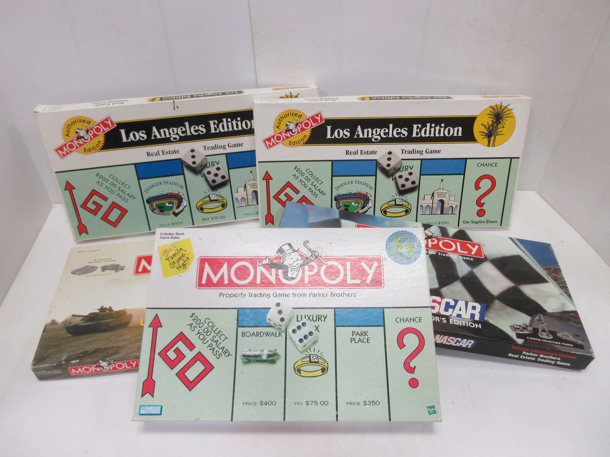 Albrecht Auctions | (5) Monopoly Games: 2- LA Edition, 1- NASCAR, 1 ...