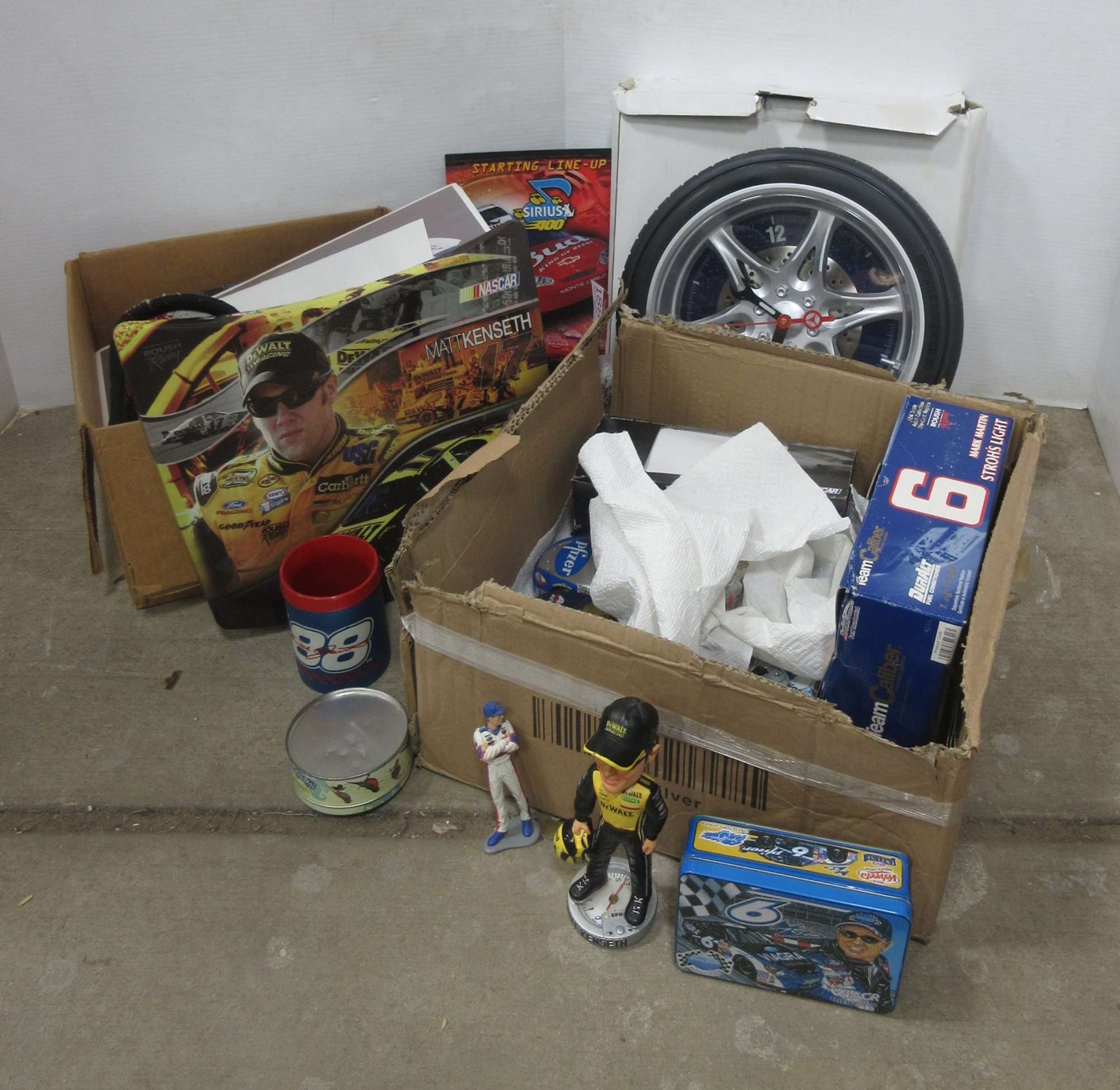 Albrecht Auctions | (3) Boxes of NASCAR Collectibles