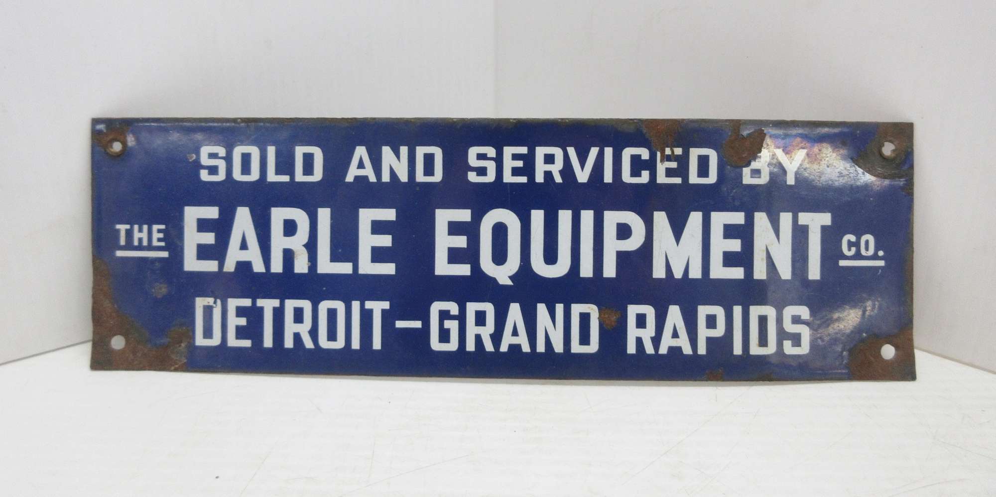 Albrecht Auctions | Porcelain Sign, Advertising Heavy Equipment, Sold ...