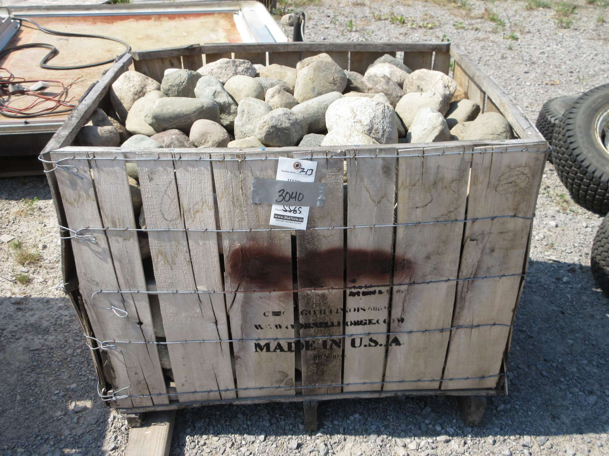 Albrecht Auctions | Crate of Rocks