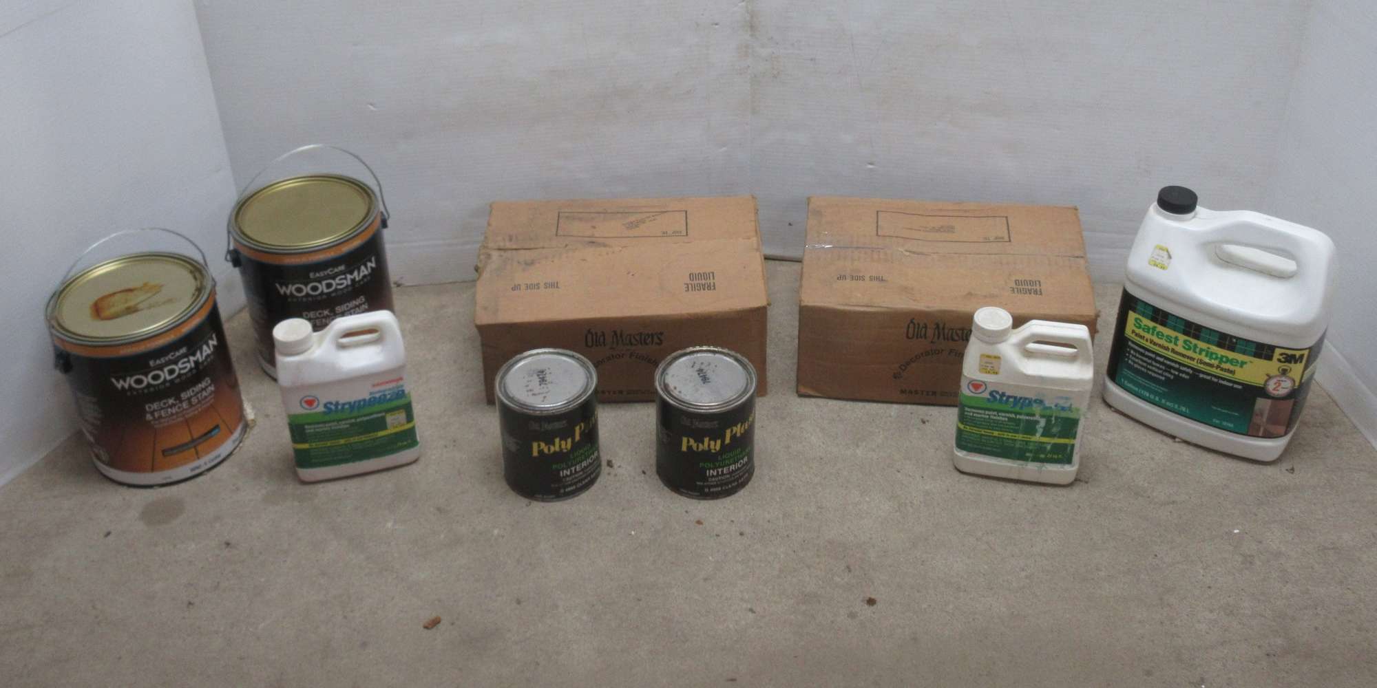 Albrecht Auctions | (2) Gallons of Deck and Fence Stain, Gallon of ...