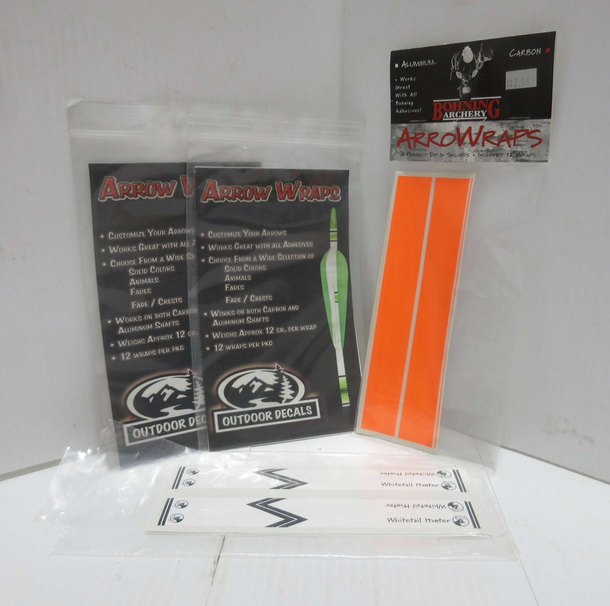 Albrecht Auctions | (4) Packs of Custom Arrow Wraps