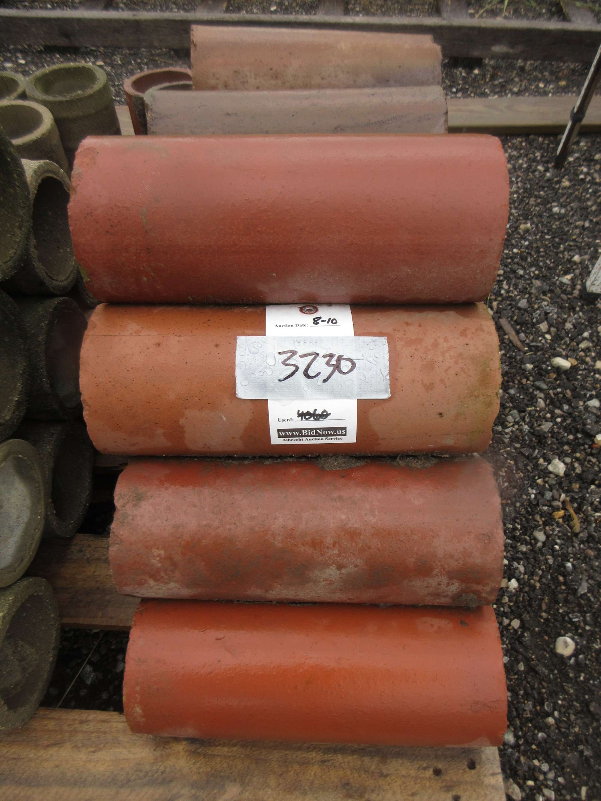 Albrecht Auctions | (19) Clay Field Tiles