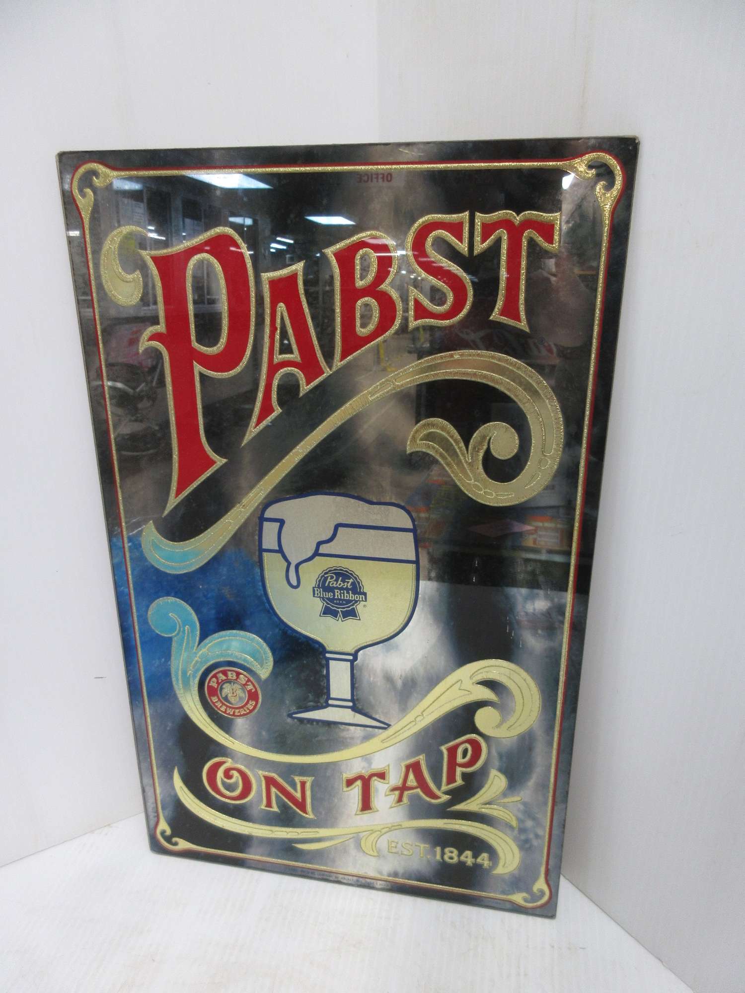 Albrecht Auctions | Pabst Blue Ribbon Beer Mirror