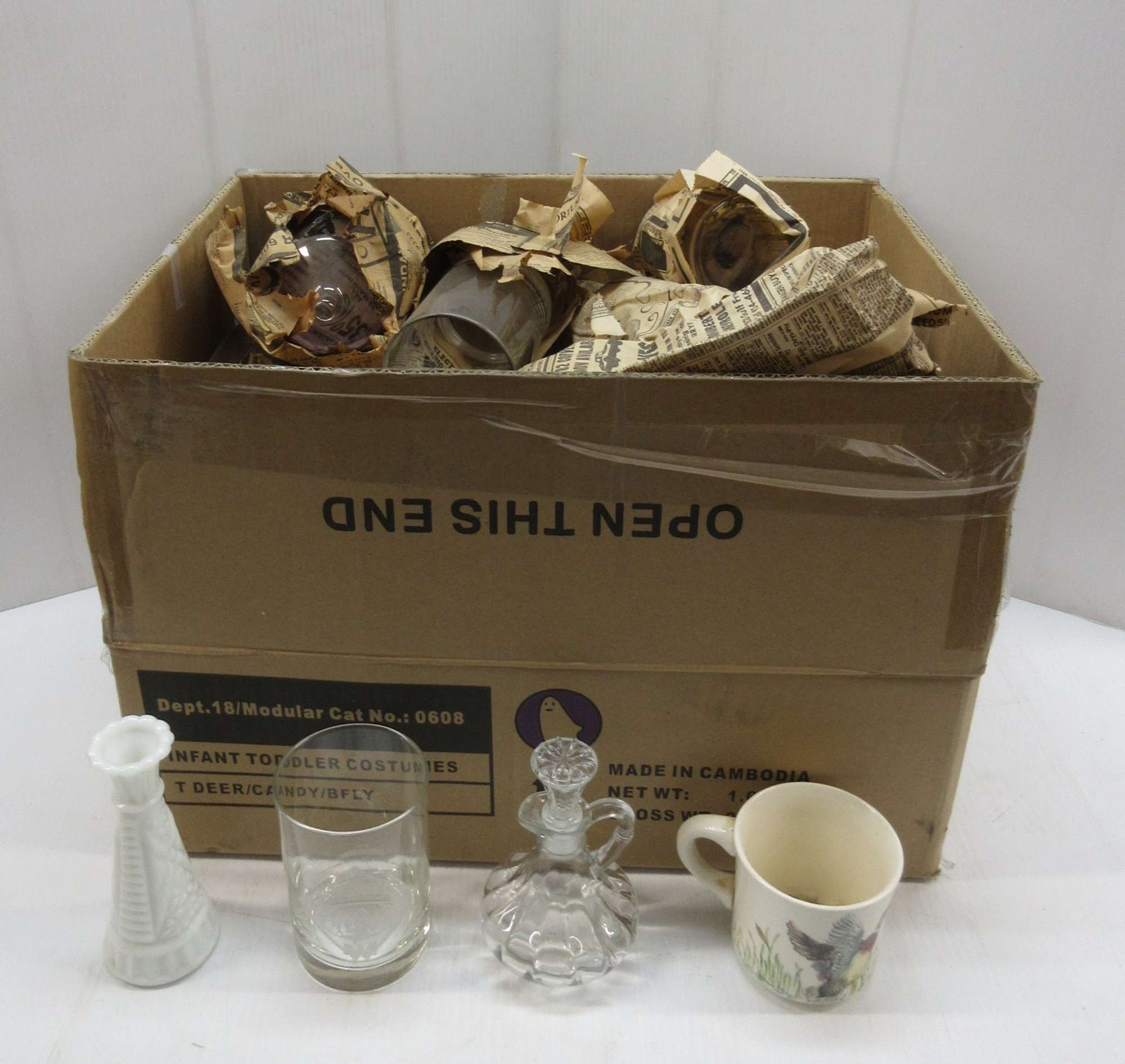Albrecht Auctions | Large Box of Older Collector Glassware, Mostly from ...