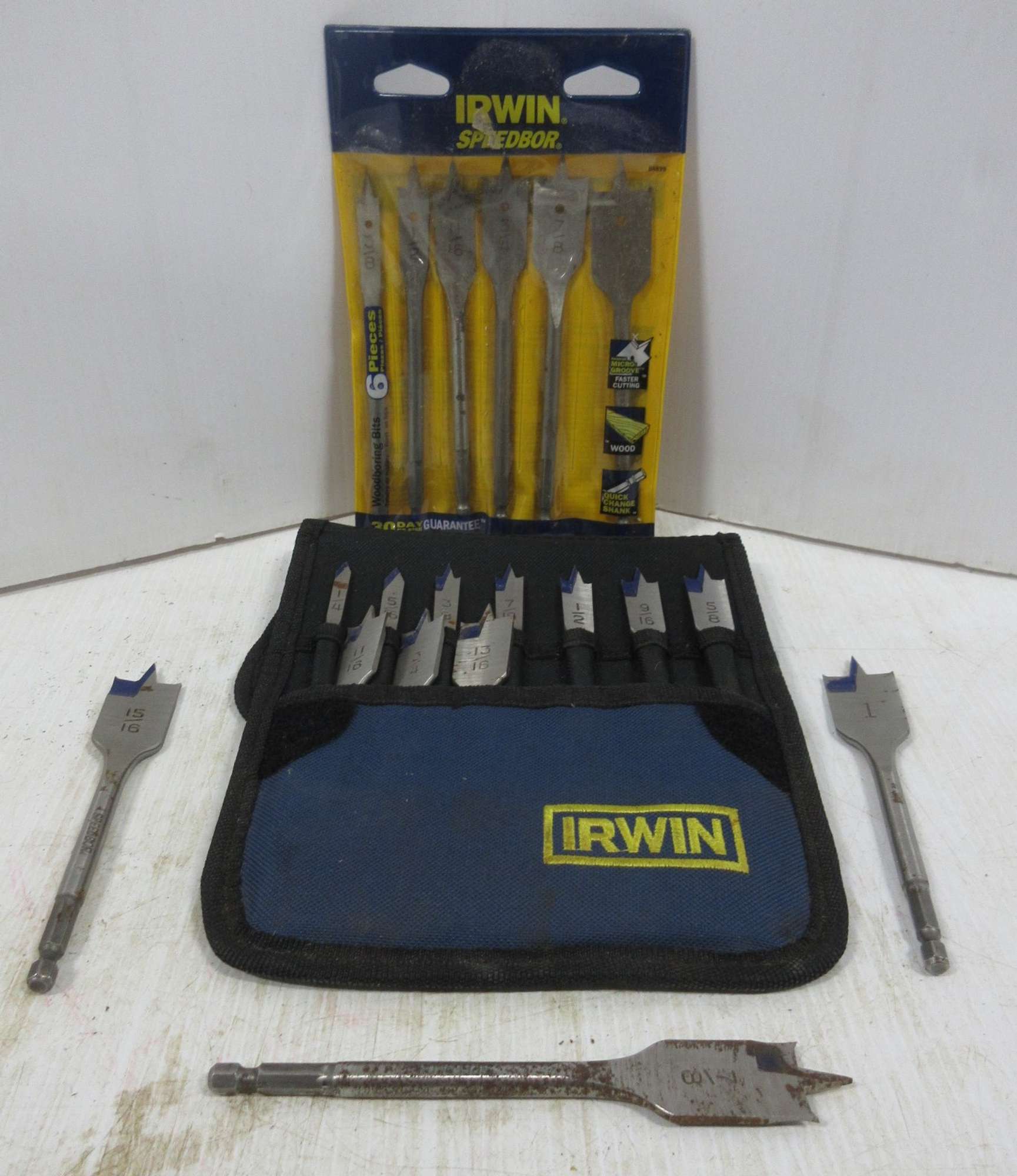 Albrecht Auctions | (2) Sets of Irwin Wood Spade Bits