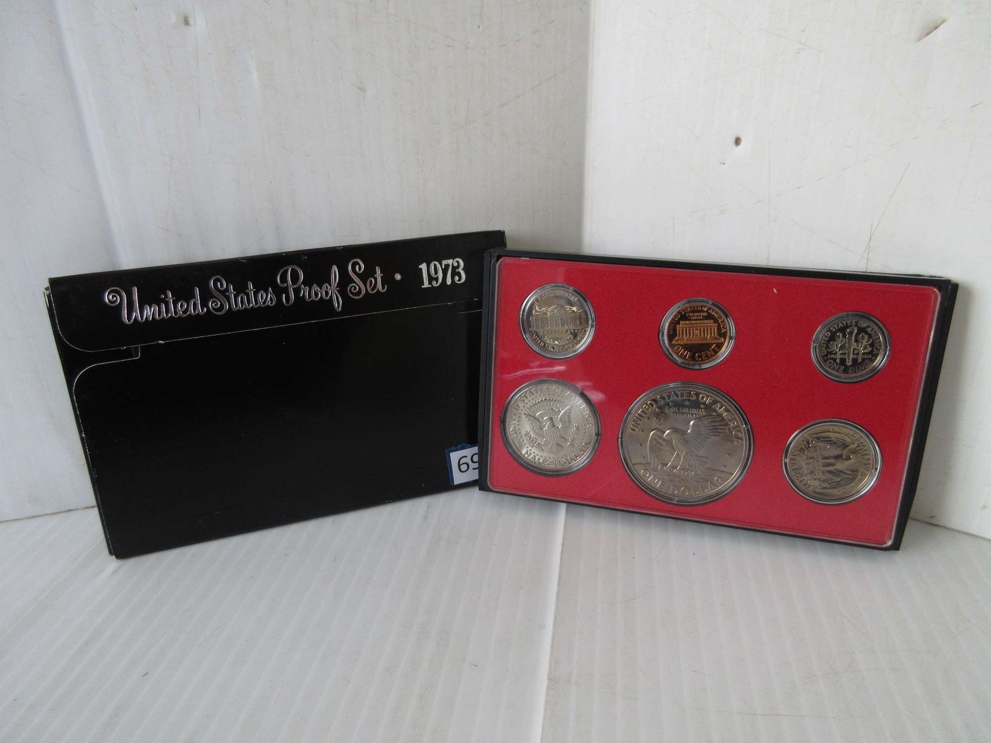 Albrecht Auctions | 1973 US Proof Set, Includes Ike Dollar