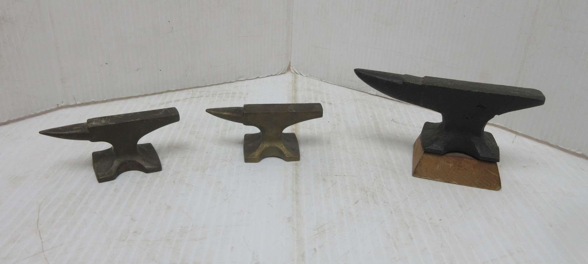Albrecht Auctions | (3) Jeweler's Anvils: One- 4 1/2" Iron and Two- 3 ...