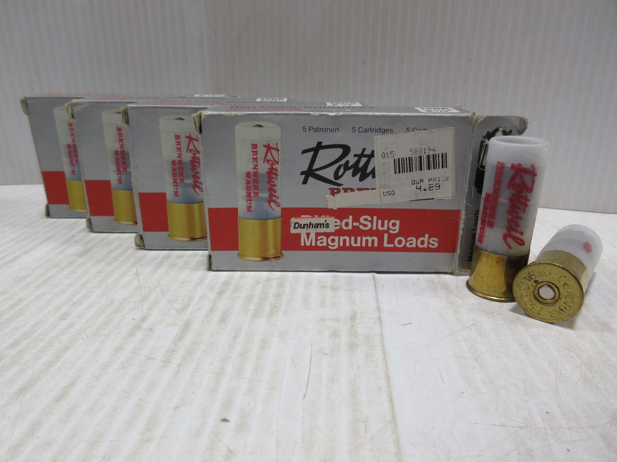 Albrecht Auctions | (20) 12-Gauge Rifled Slug Magnum Loads
