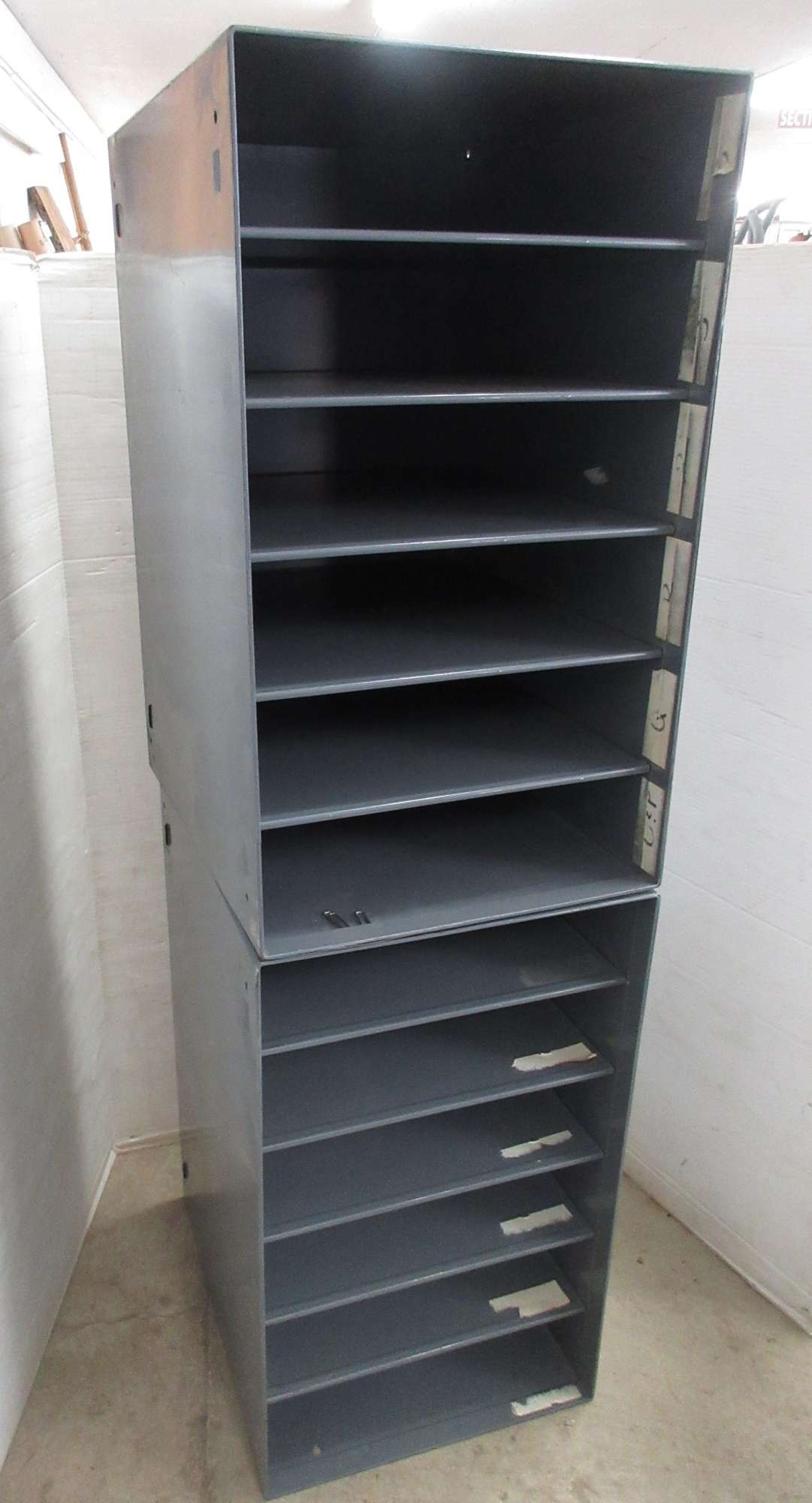 Albrecht Auctions | (2) Solid Metal Storage/Parts Tool Cabinets ...