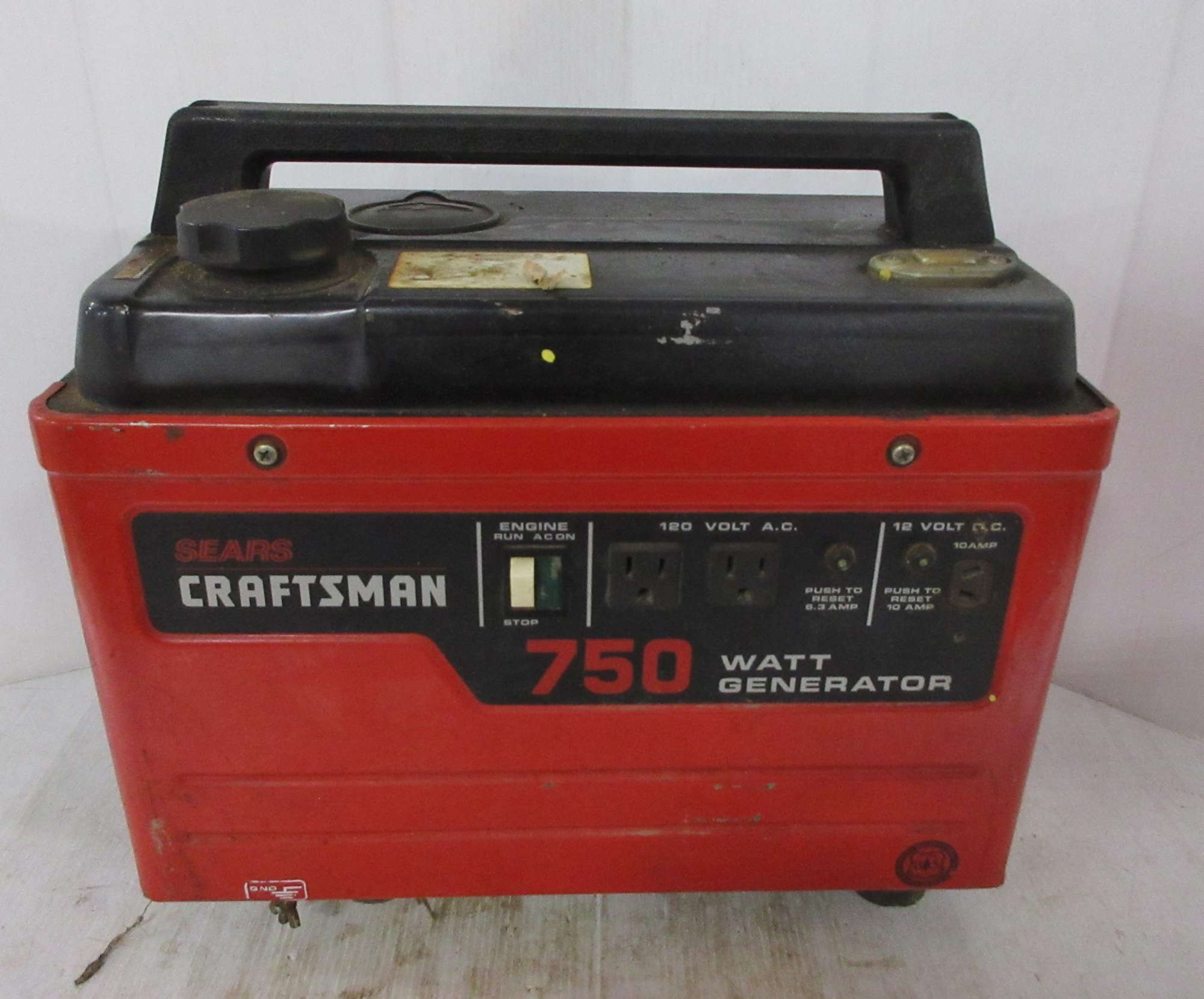 Albrecht Auctions | Craftsman Generator, 750W