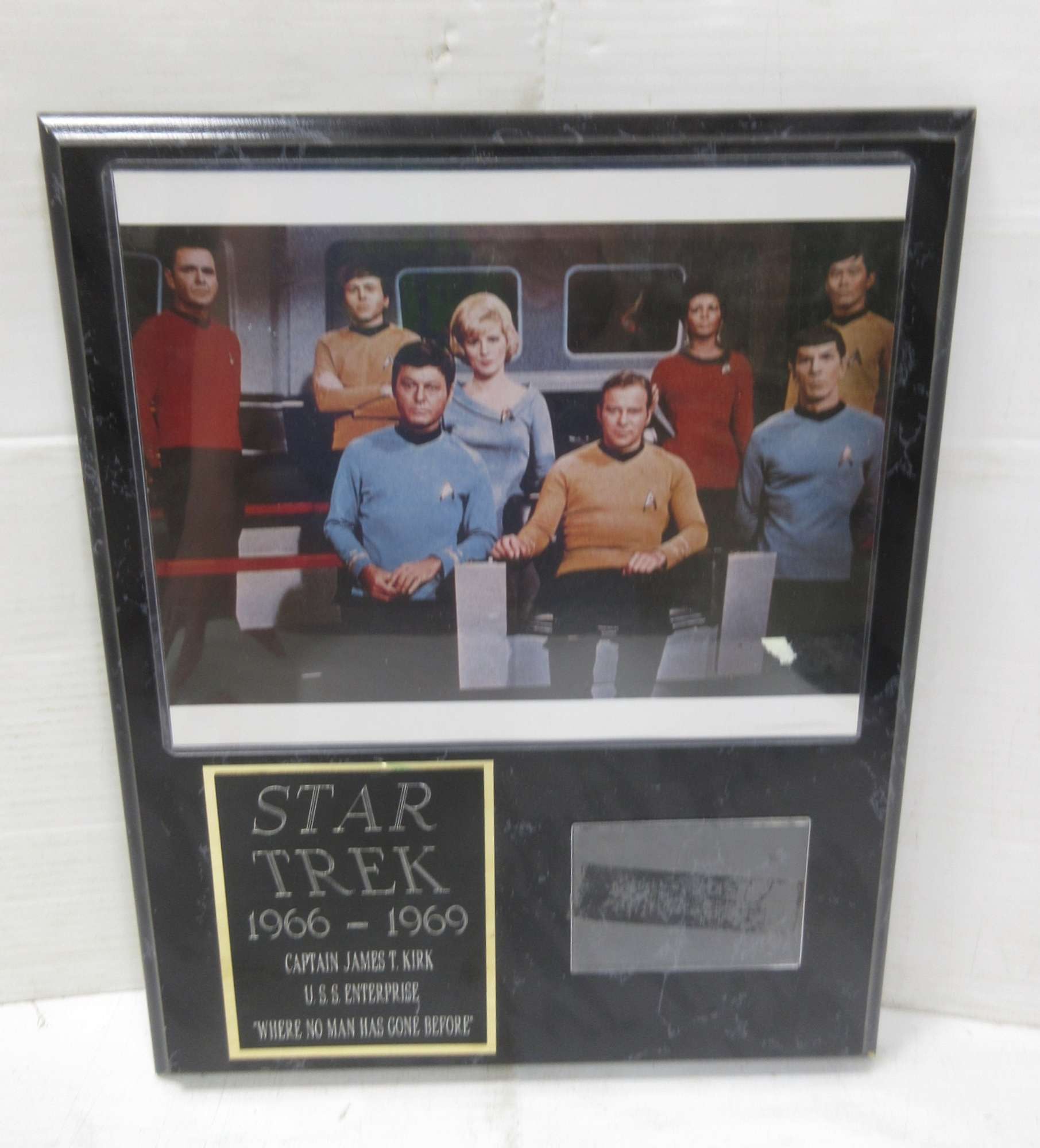 Albrecht Auctions | Star Trek Plaque