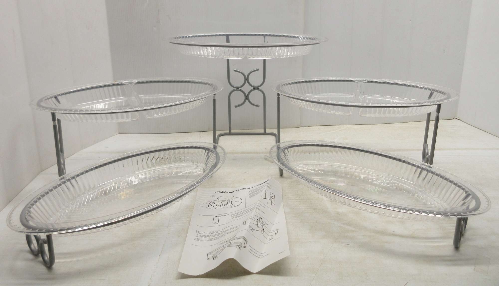 Albrecht Auctions | Creative Ware Five-Station Buffet Server