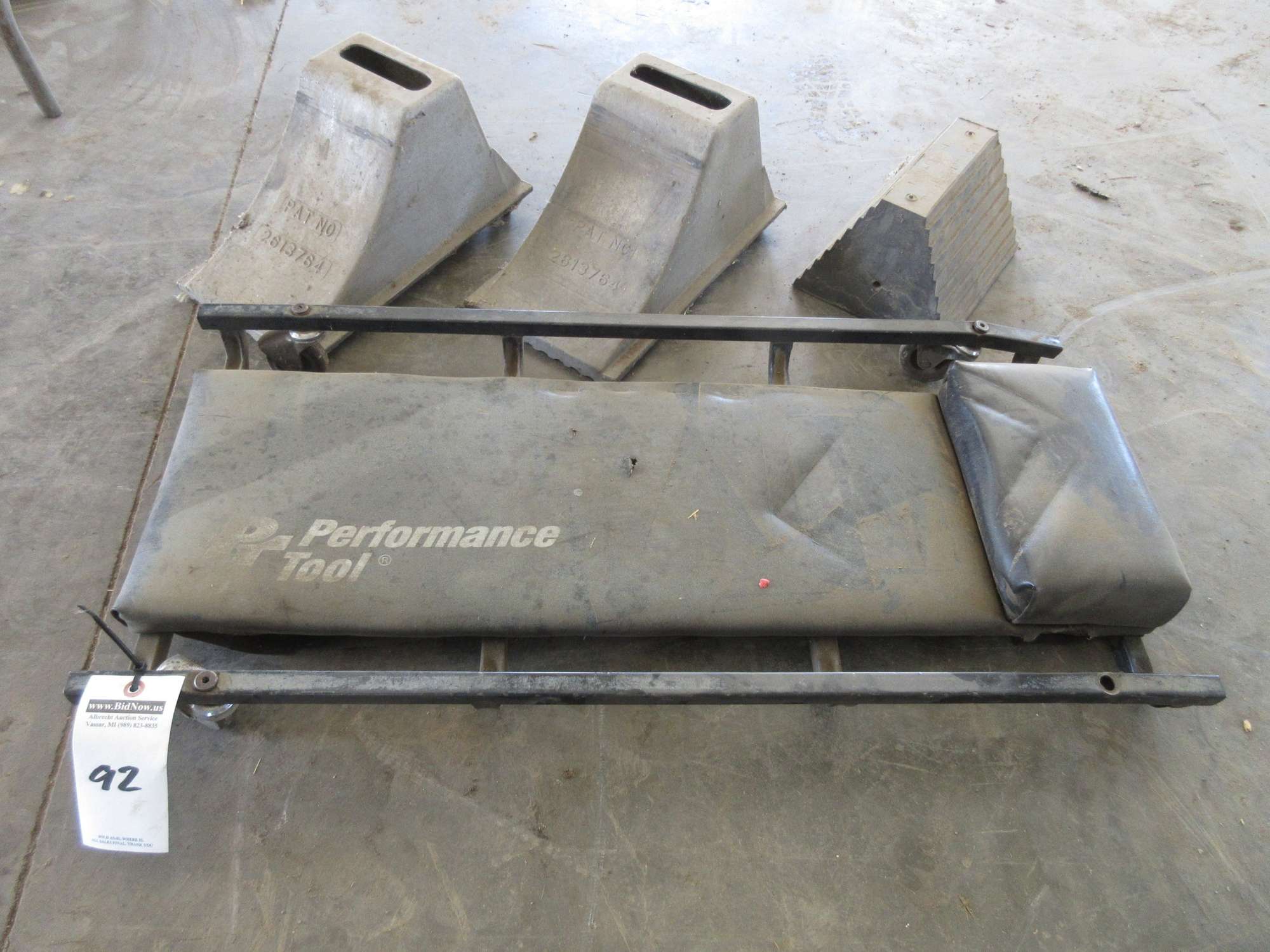 Albrecht Auctions | (3)-Wheel Chocks and Performance Tool Automotive ...
