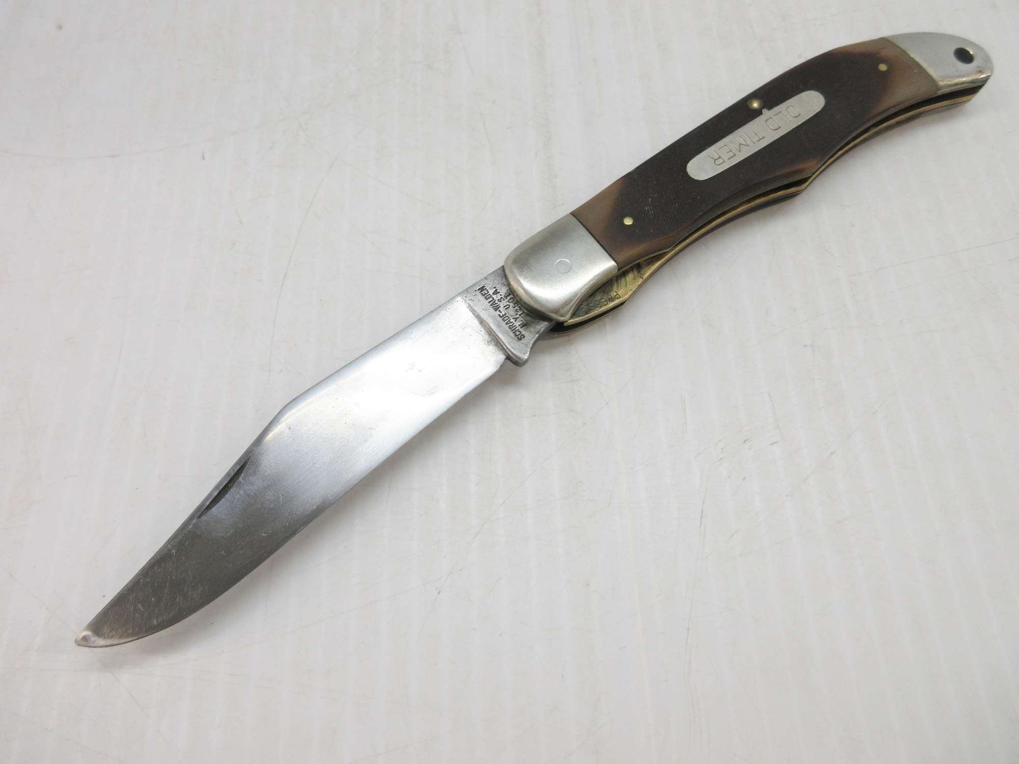 Albrecht Auctions | Early 70s Schrade-Walden 1250T Folding Lock Blade ...