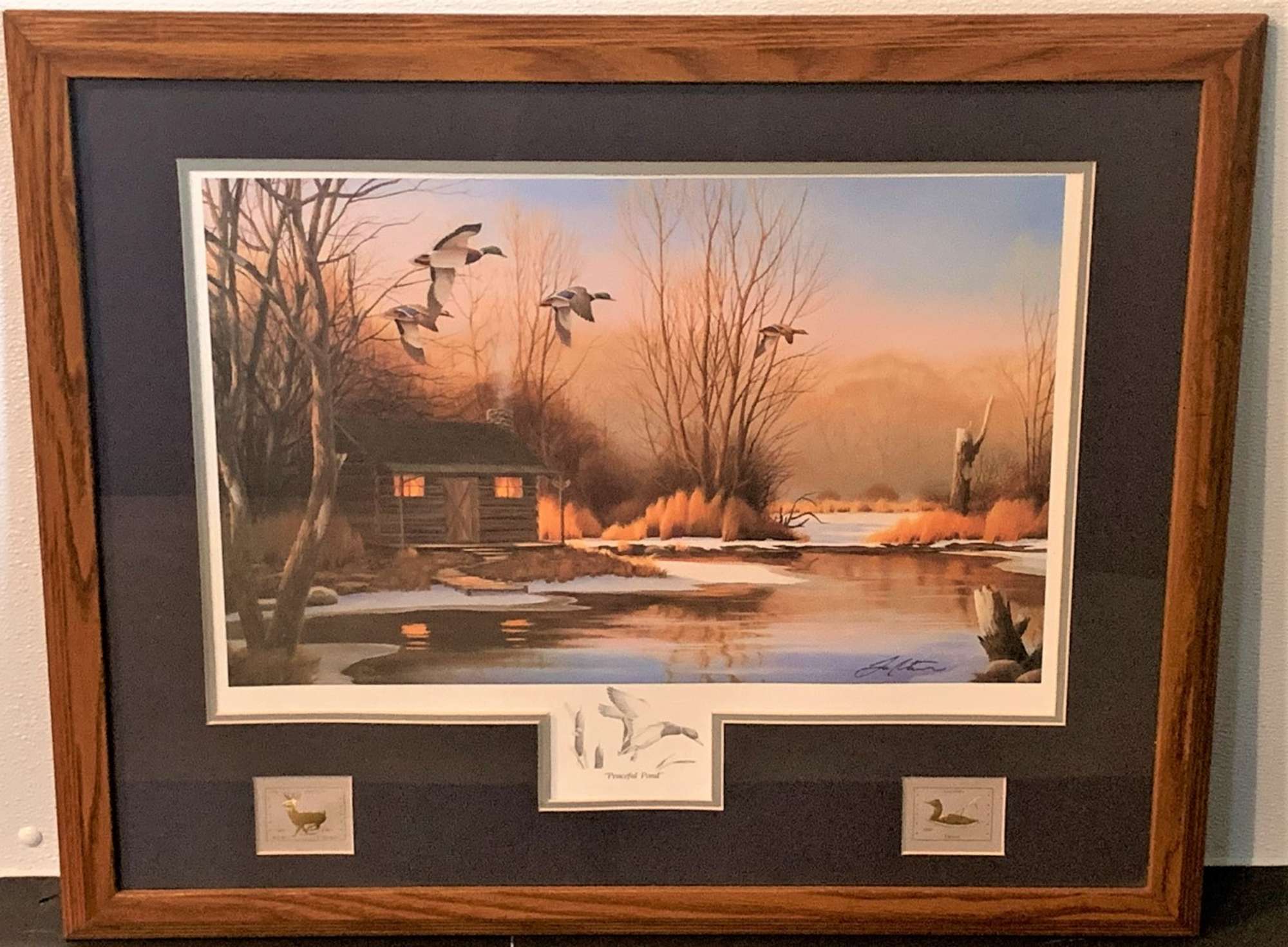Albrecht Auctions | Leo Stans "Peaceful Ponds", Hand Signed, Limited ...