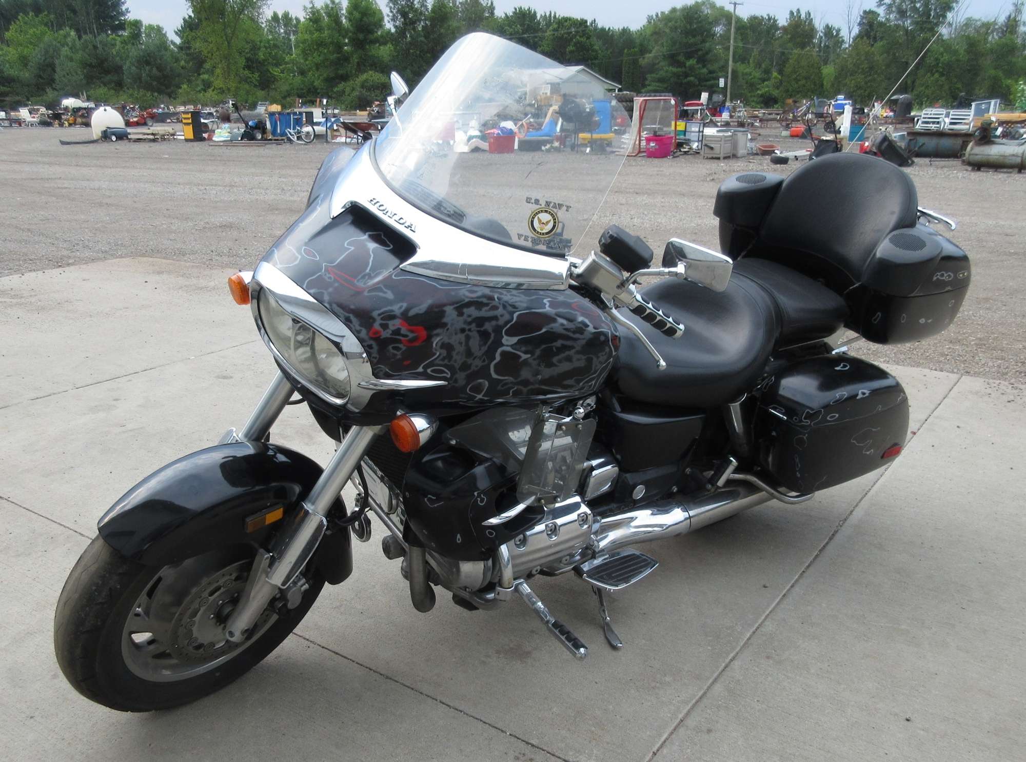 Albrecht Auctions | 1999 Honda GL1500 Motorcycle with Custom Exhaust ...