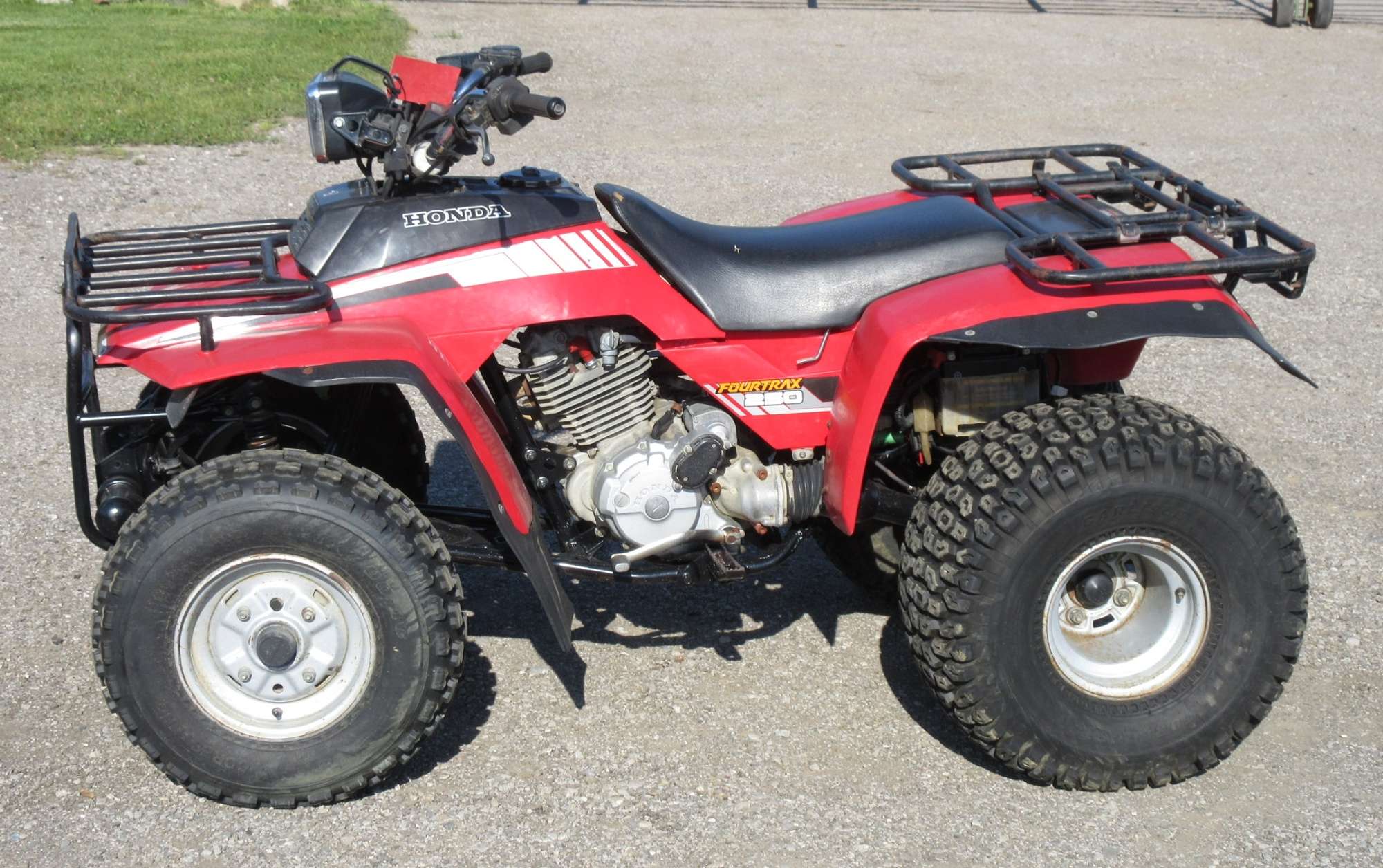Albrecht Auctions | 1985 Honda Fourtrax 250 Four-Wheeler with Electric ...