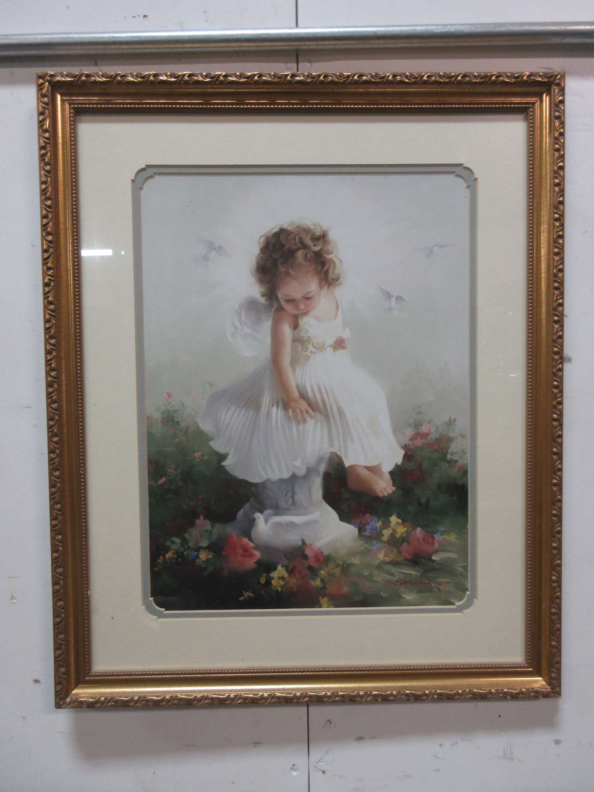 Albrecht Auctions | Angel Home and Garden Party Framed Print