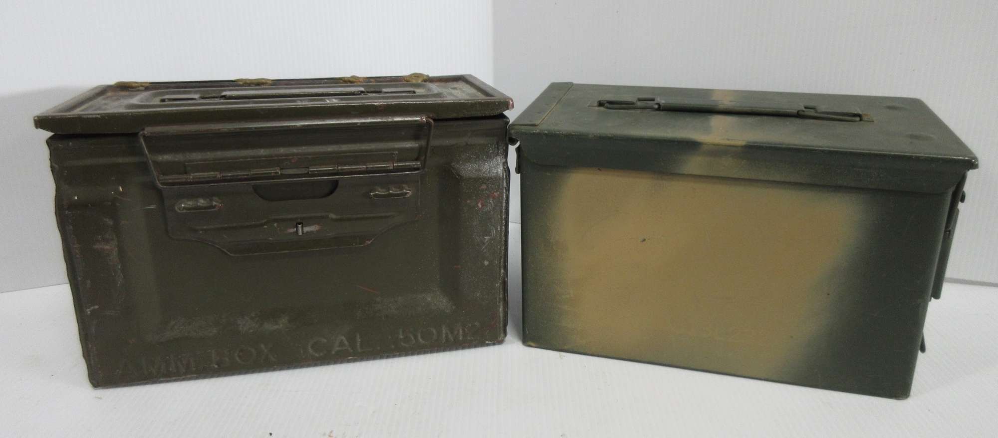 Albrecht Auctions | (2) Army ammo metal boxes, fair
