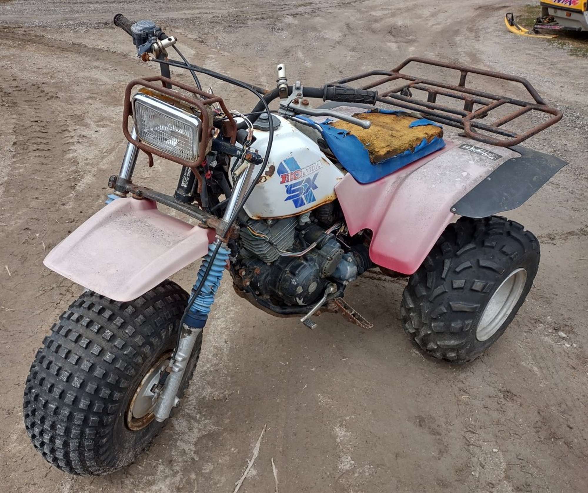 Albrecht Auctions | 1985 Honda 250SX Three-Wheeler, Tires Hold Air ...